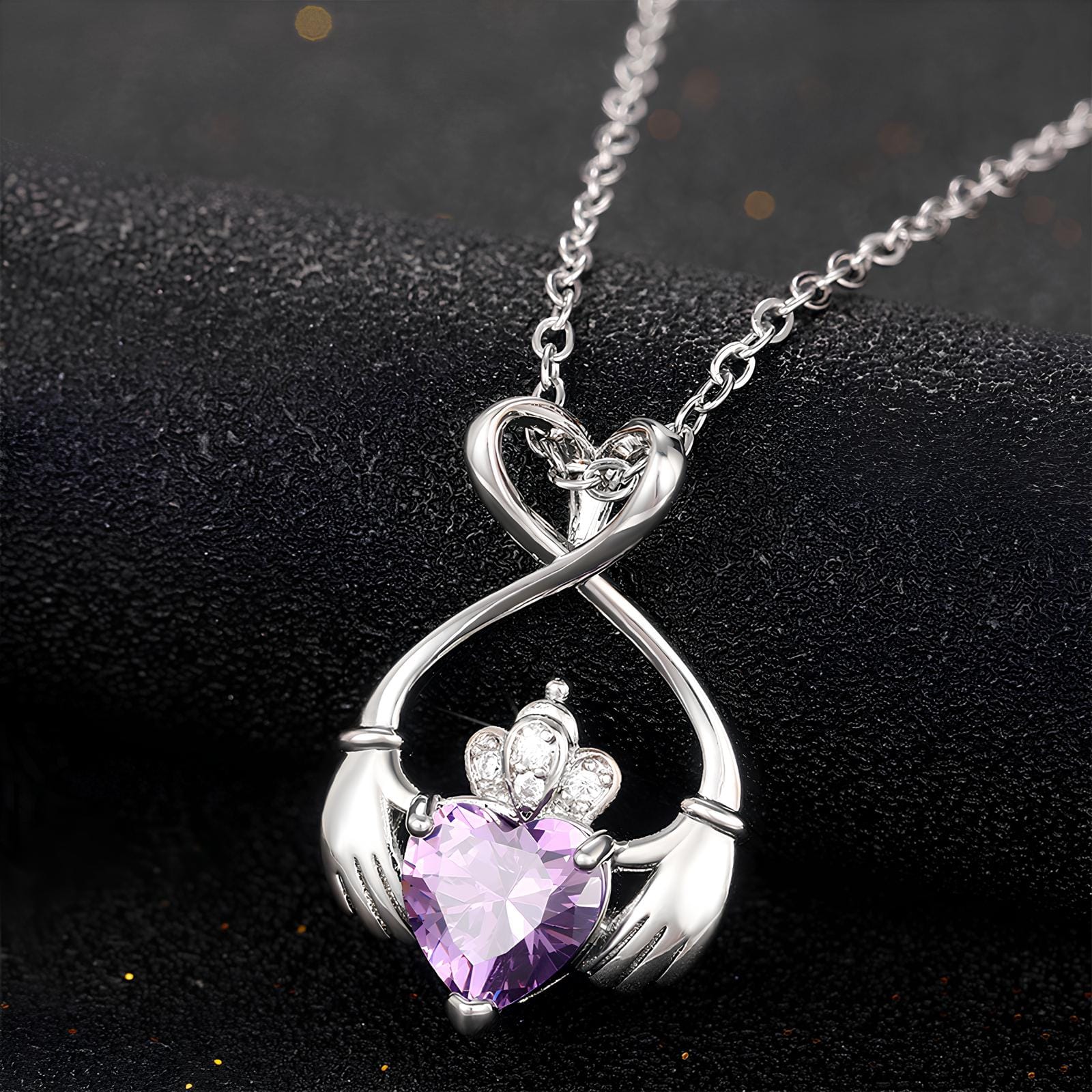 Embrace of Love Crowned Necklace – Wicca Vibes